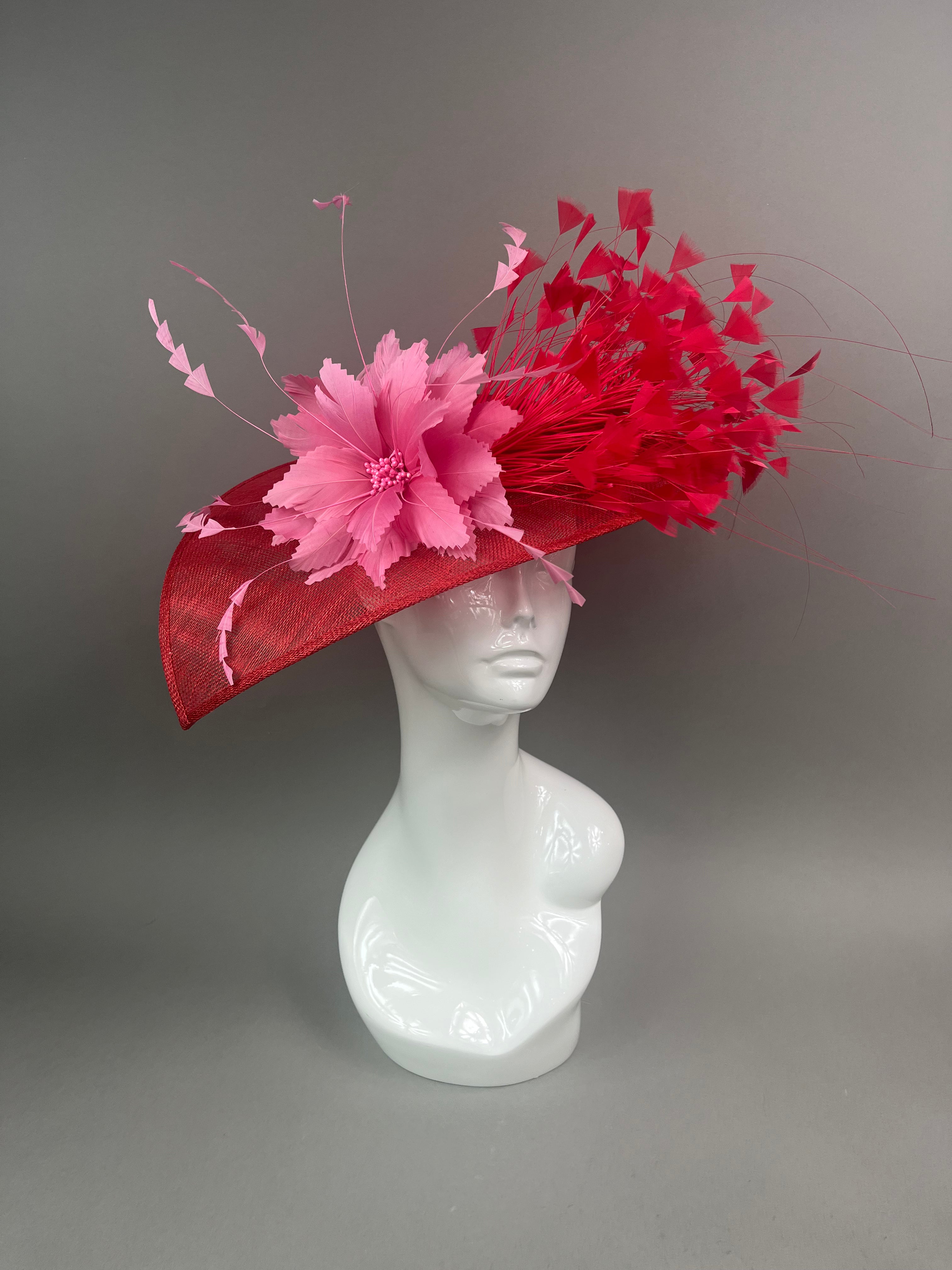 Stand Out with the THG7606 Red Derby Hat from The Hat Girls