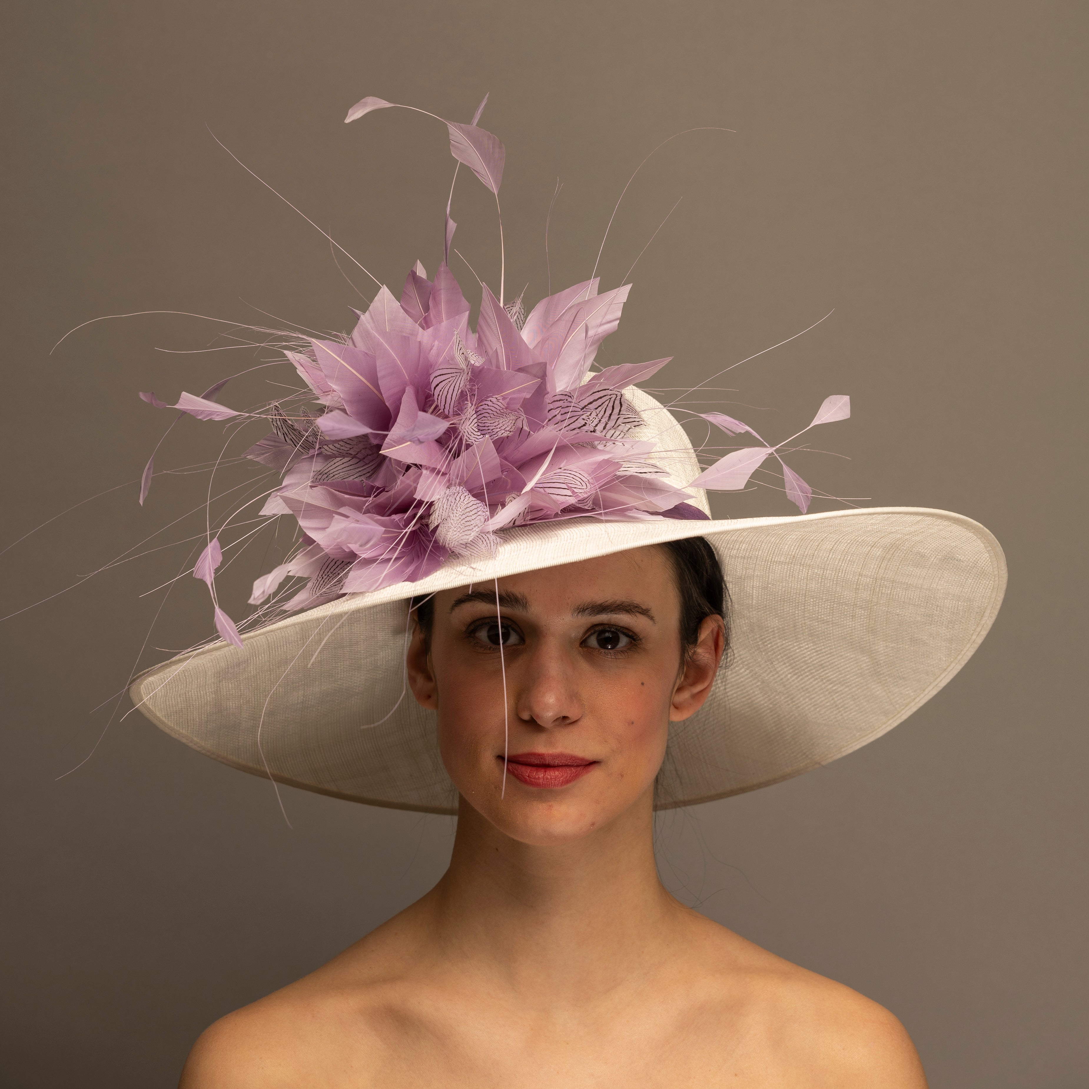 Stylish Kentucky Derby hats made by The Hat Girls in Louisville, Kentucky