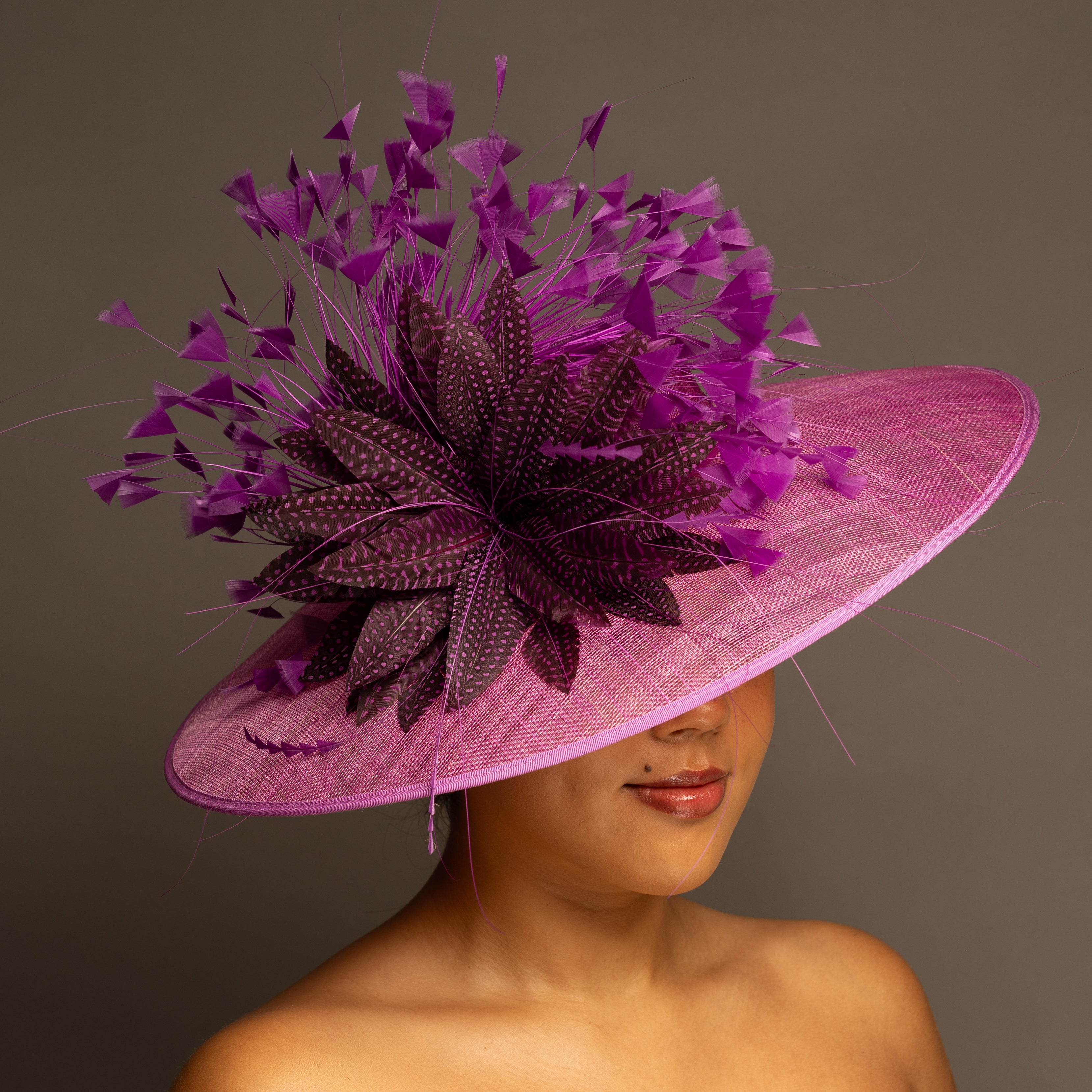 Get Classy Flower Hats at The Hat Girls for the Kentucky Derby.