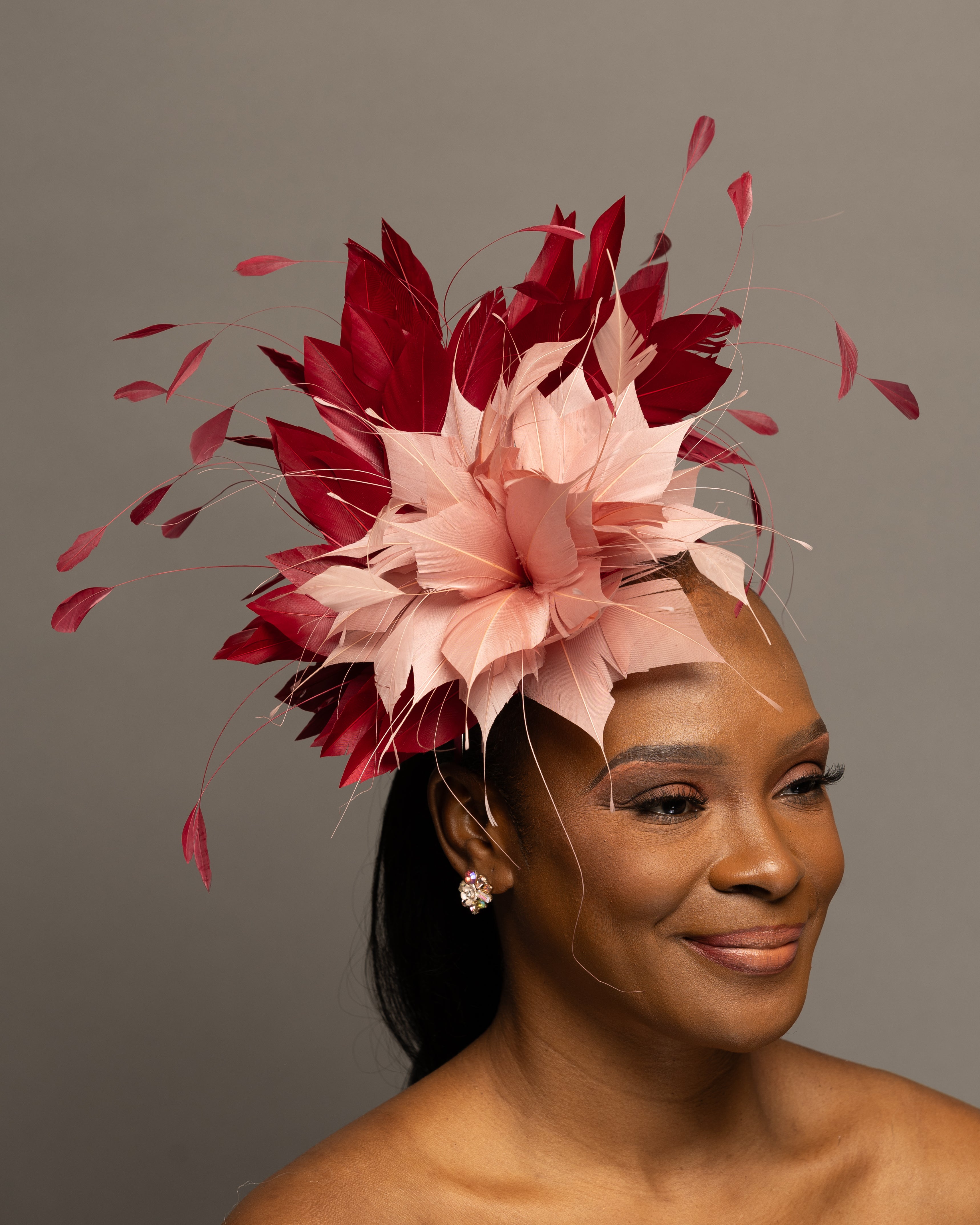 Stylish Kentucky Derby hats made by The Hat Girls in Louisville, Kentucky