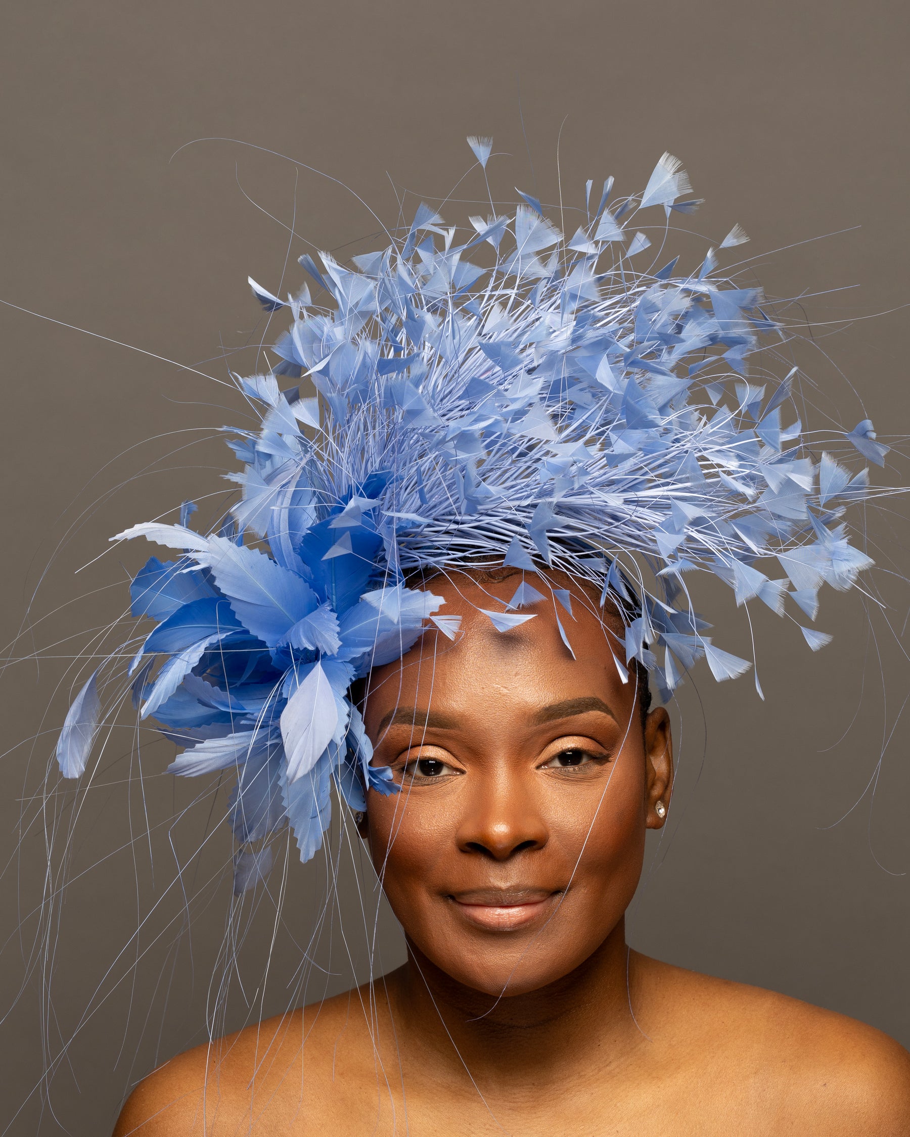 Poppy Feather Fascinator Hat | Elegant Floral Headpiece – The Hat Girls