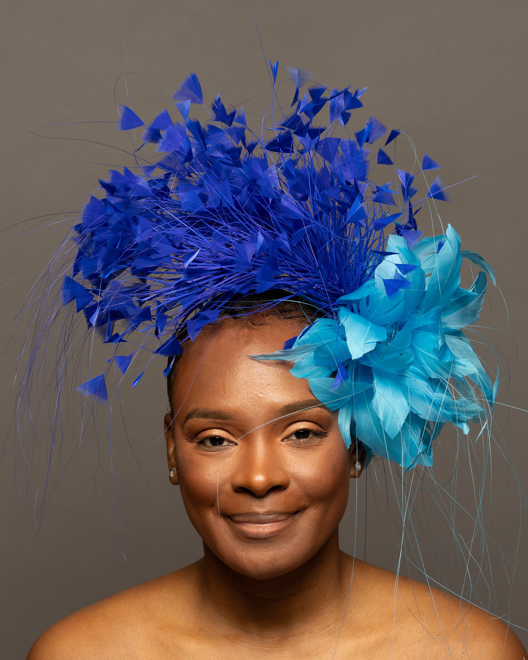 Poppy Feather Fascinator Hat | Elegant Floral Headpiece – The Hat Girls
